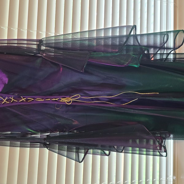 1yard Iridescent Mesh Fabric,2way Stretch Soft Smooth Magic Fabric ...