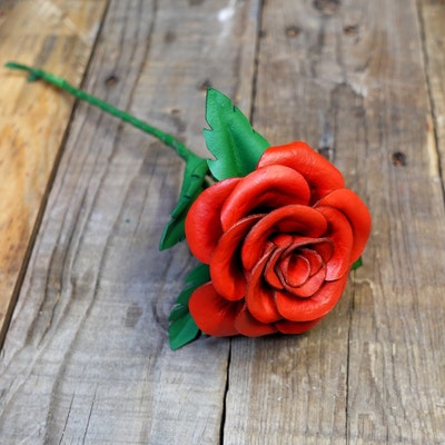 Leather Flower PDF PATTERN Lapel Pin, Bag and Key Chain Ornament ...