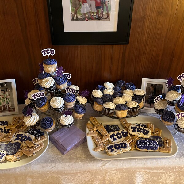 TCU Flying T Decal Sticker Use for Cars, Laptops, Phones, Mailbox, Yeti ...