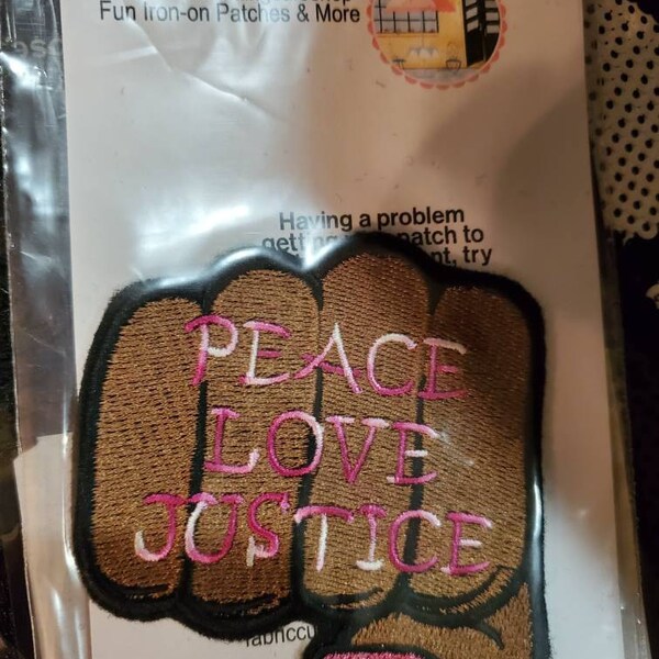 Fist Phrases Embroidered Patch - Custom Fist Patches - Power Patch ...