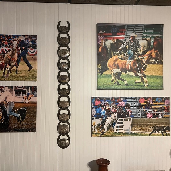 Vertical Belt Buckle Display 3-10 Buckles - Etsy