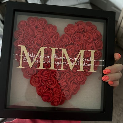 Custom Shadow Boxes With Name Nursery Decor Name Decor Birthday Gifts ...