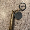 Etched Repurposed Brass Bullet Casing Keychain for Him or Her ...