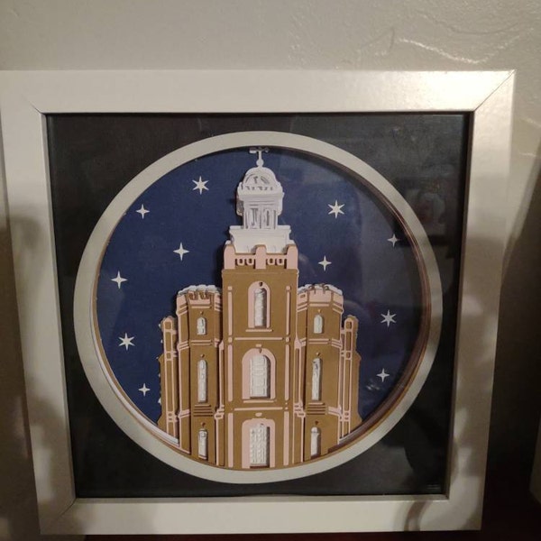 Snowflake Tree 3D Shadow Box - Etsy