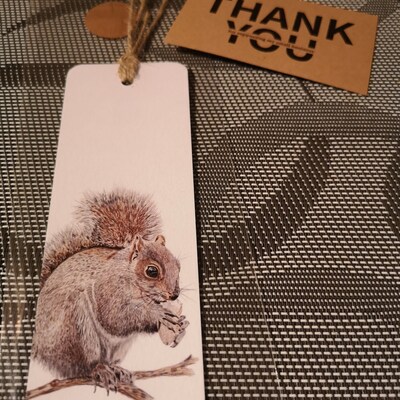 Squirrel Bookmark - Etsy