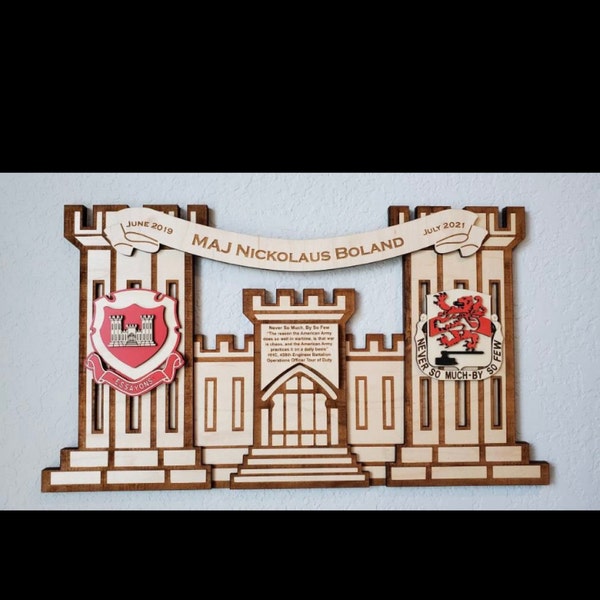 Army Engineer 3D Wooden Castle - Etsy