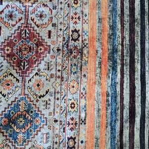 Boho Runner Rug, White Beige Geometric Bohemian Farmhouse Aisle Runners ...