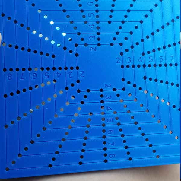 3D Printed Crochet Blocking Board | Sizes up to 12" | Large Crochet ...