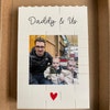 Personalised Daddy & Me LEGO® Brick Photo Block, Gift for Dad, White ...