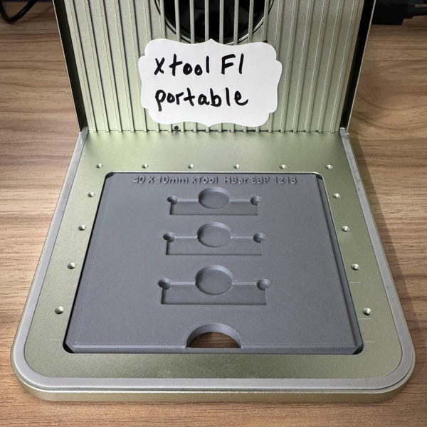 Hat Jig Xtool F1 Laser Engraver, 3D Printed Jig, Xtool Fiber Laser Jig ...