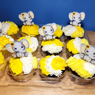 Watercolor Girl Elephant Clip Art, Very Cute Little Peanut,pink Gray ...