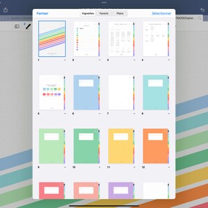 Digital Hyperlinked Notebook, Portrait, Minimal Notebook With Tabs ...