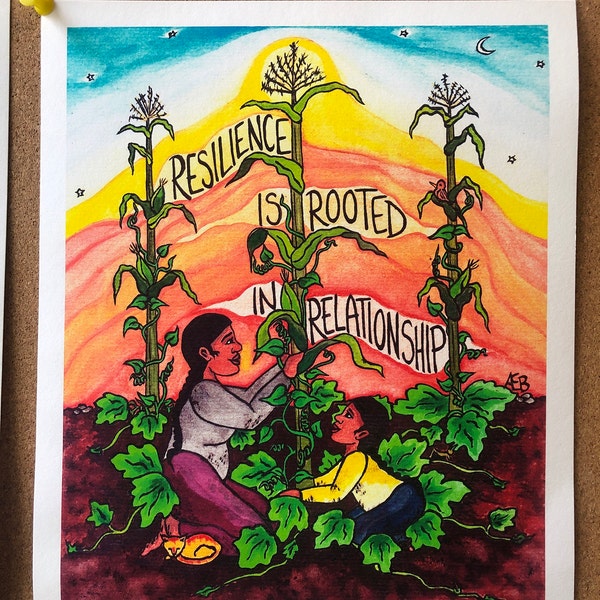 Building a Thriving Community Art Print, Wall Art, ECO Paper, Poster ...