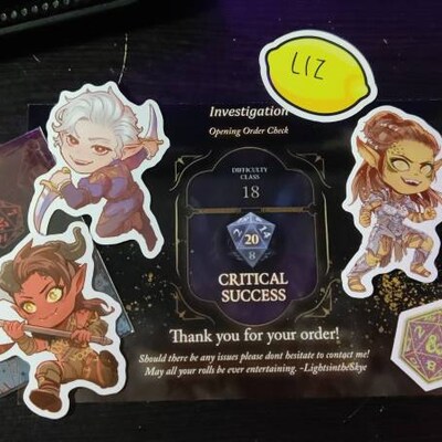 Fanmade BG3 Companion Sticker Pack - Etsy