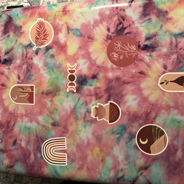 Boho Aesthetic Stickers 10 Pack Laptop Hydroflask Water Bottle Vinyl ...