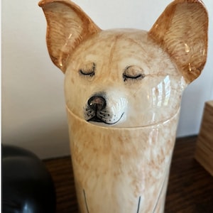 Personalized Dog Urn With Semi-spherical Cover, With Name or Without ...
