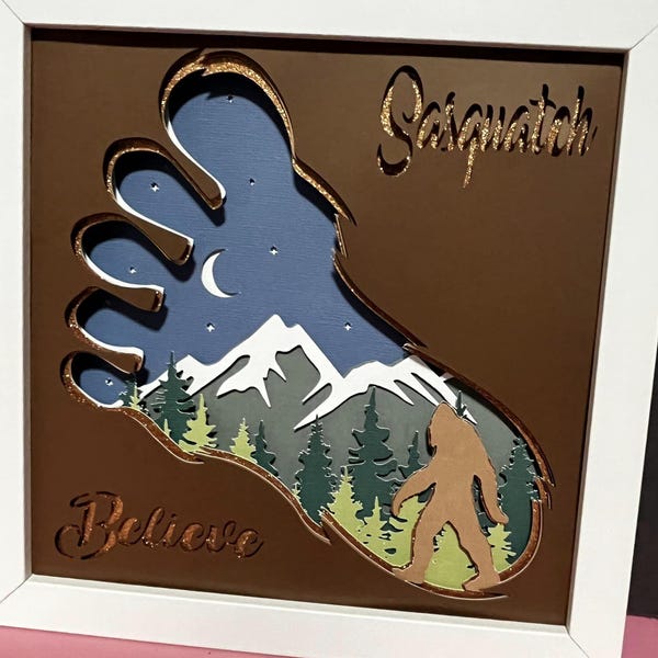 Ohio Home Shadow Box SVG File, 3D, Layered Shadow Box, Cardinal, State ...