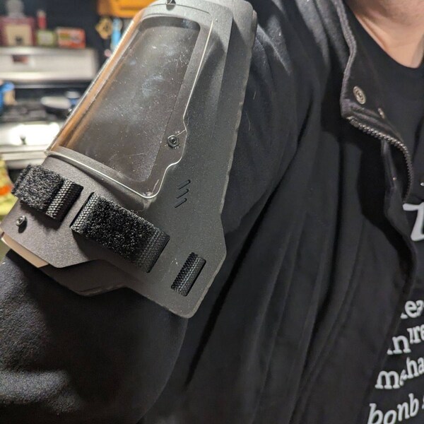 Armored Neck Cover Collar Futuristic Tactical Techwear Mecha ARMOR-X06N ...