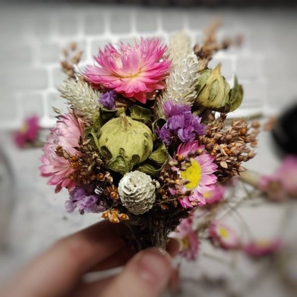 25 Mini Strawflowers, Yellow/gold Mix, 3/4 - 1", No Stems, Small Dried ...