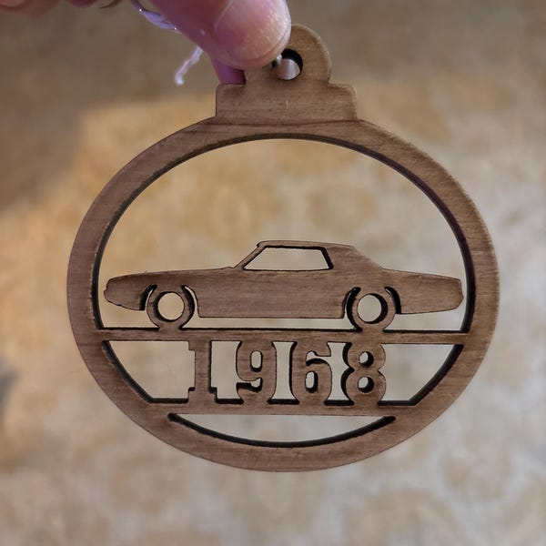 1968 Pontiac Firebird Trans Am Car Wood Ornament - Etsy