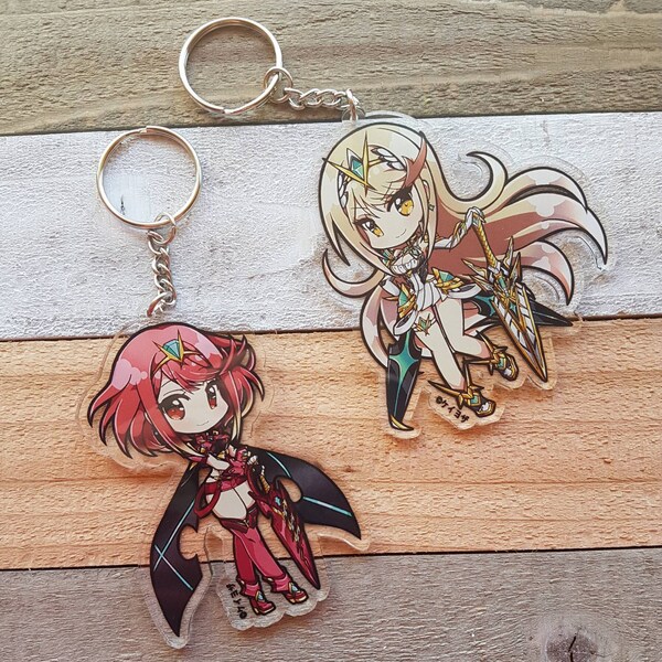 Mythra 3.5" Acrylic Charm (double Sided) - Etsy