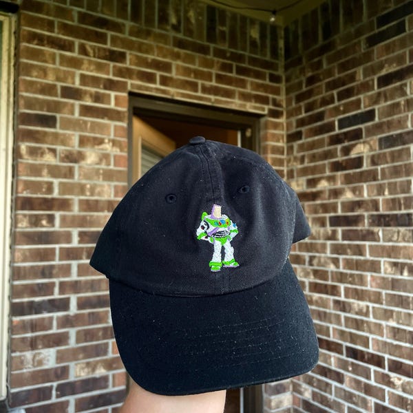 Toy Story Buzz Lightyear Embroidered Hat Pixar Infinity and Beyond ...