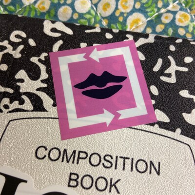 Ermes Costello kiss Vinyl Stickers - Etsy