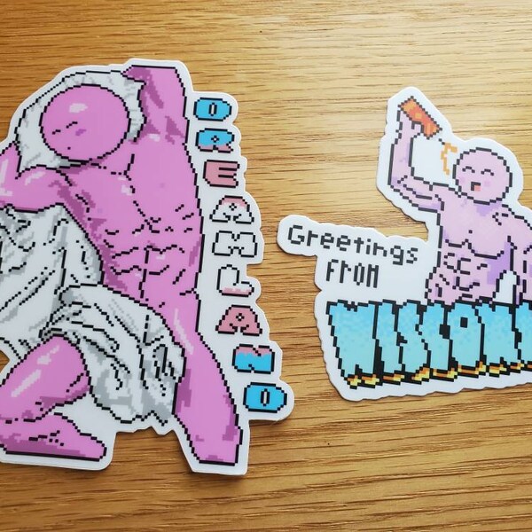 Wiggler Mario Brothers Sticker Clear - Etsy