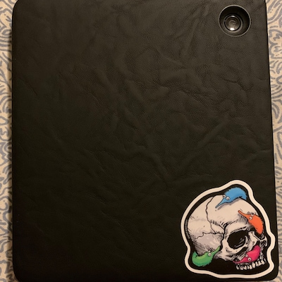 VS031 Halloween Retro Black Cat Face Stickers / Vintage Spooky Kitsch ...