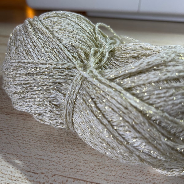 King Cole Tinsel Chunky Gold Sparkly Festive Glitter Yarn 50g - 208 ...