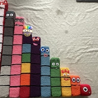 NUMBERBLOCKS Knitting Pattern. 16 Characters on Wood. PDF Download ...