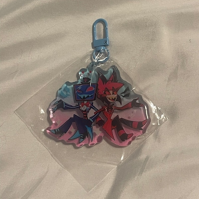Hazbin Hotel Summer Keychain Vox Alastor and Lucifer - Etsy