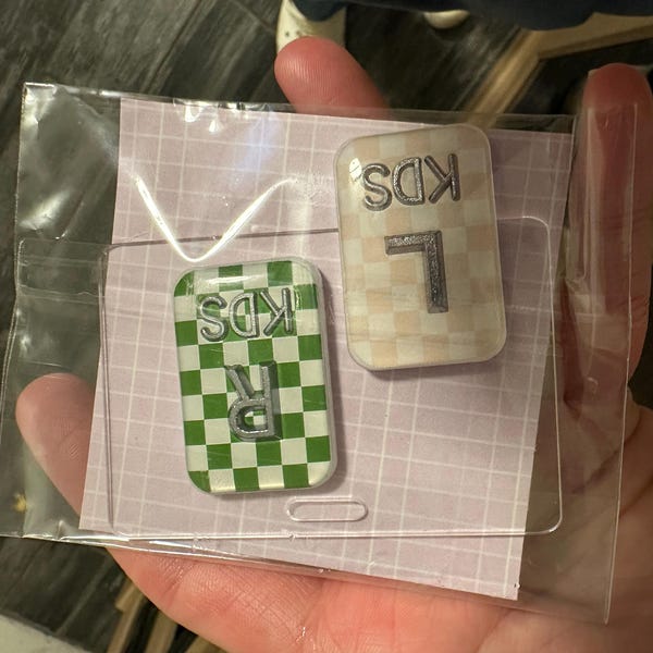 Checkered Two Tone Mint and Mauve Xray Markers- 16 Different Colors ...