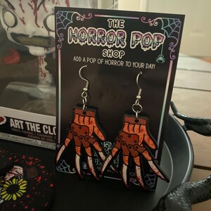 Terrifying Clown Large Earrings With Stainless Stud Posts, French Hooks ...