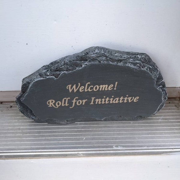 Personalized Garden Stones Engraved With Any Message, Engraved Welcome ...