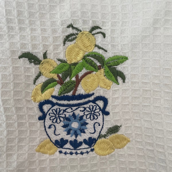 Lemon Tree Machine Embroidery Design File 4 Sizes | Lemon Machine ...
