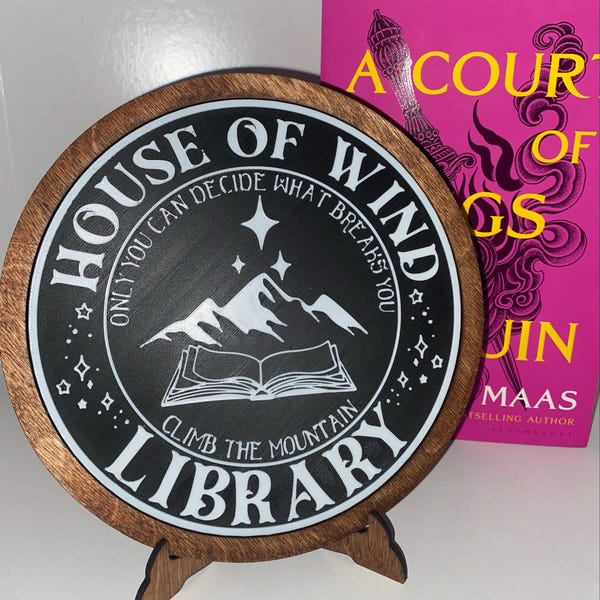 Library Street Sign Bookshelf Sign Personalized Laser Engraved Bookish ...