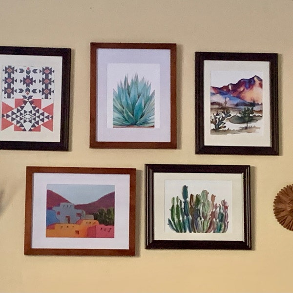 Cactus Watercolor Painting Print Wall Art - Etsy