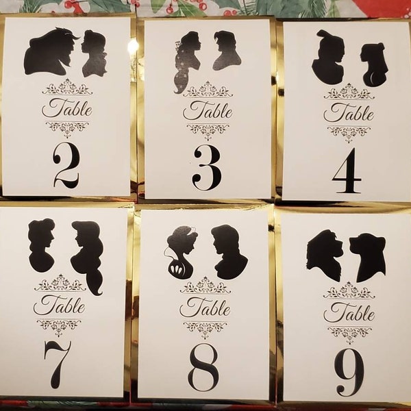 Mickey and Minnie Wedding Seating Chart, Disney Characters Seating Plan ...