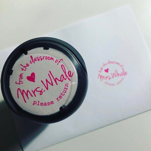 Teacher Stamp, From the Classroom of Stamp- Self-inking Teacher Stamp ...