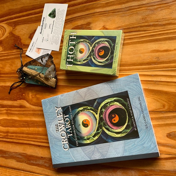 Crowley Thoth Tarot Deck Large by Aleister Crowley and Lady Frieda ...