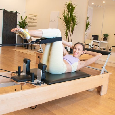 Set Double Loop Padded Pilates Straps, Reformer Double Loop Padded ...