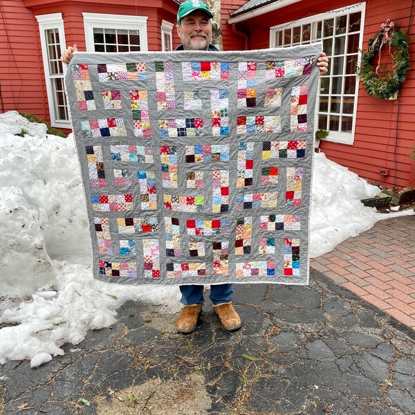 PDF Pattern Staggered Stars Quilt — 6 Sizes — Baby, Lap, Twin, Full ...