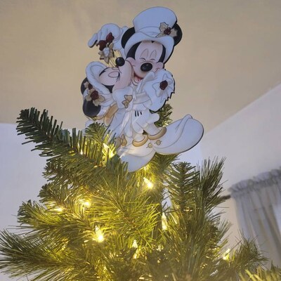 Victorian Mickey & Minnie Tree Topper - Etsy