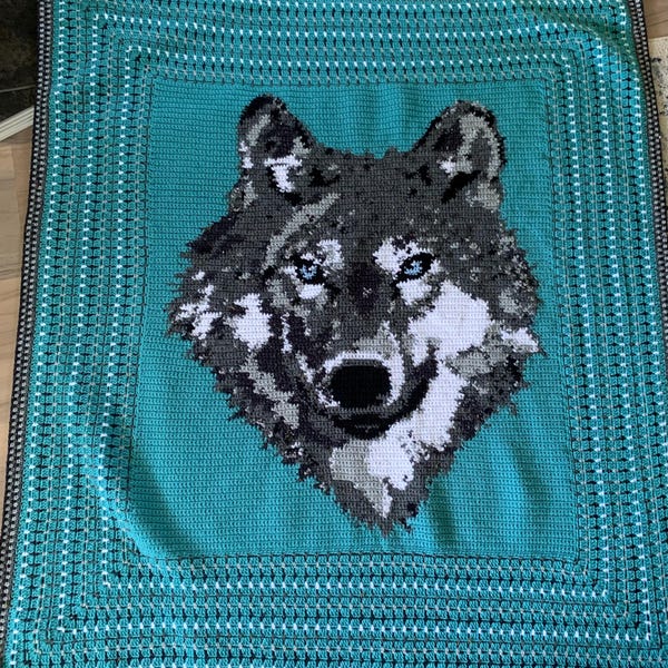 Paw Print C2C Crochet Blanket Pattern | Afghan | Graphghan | Pixel ...