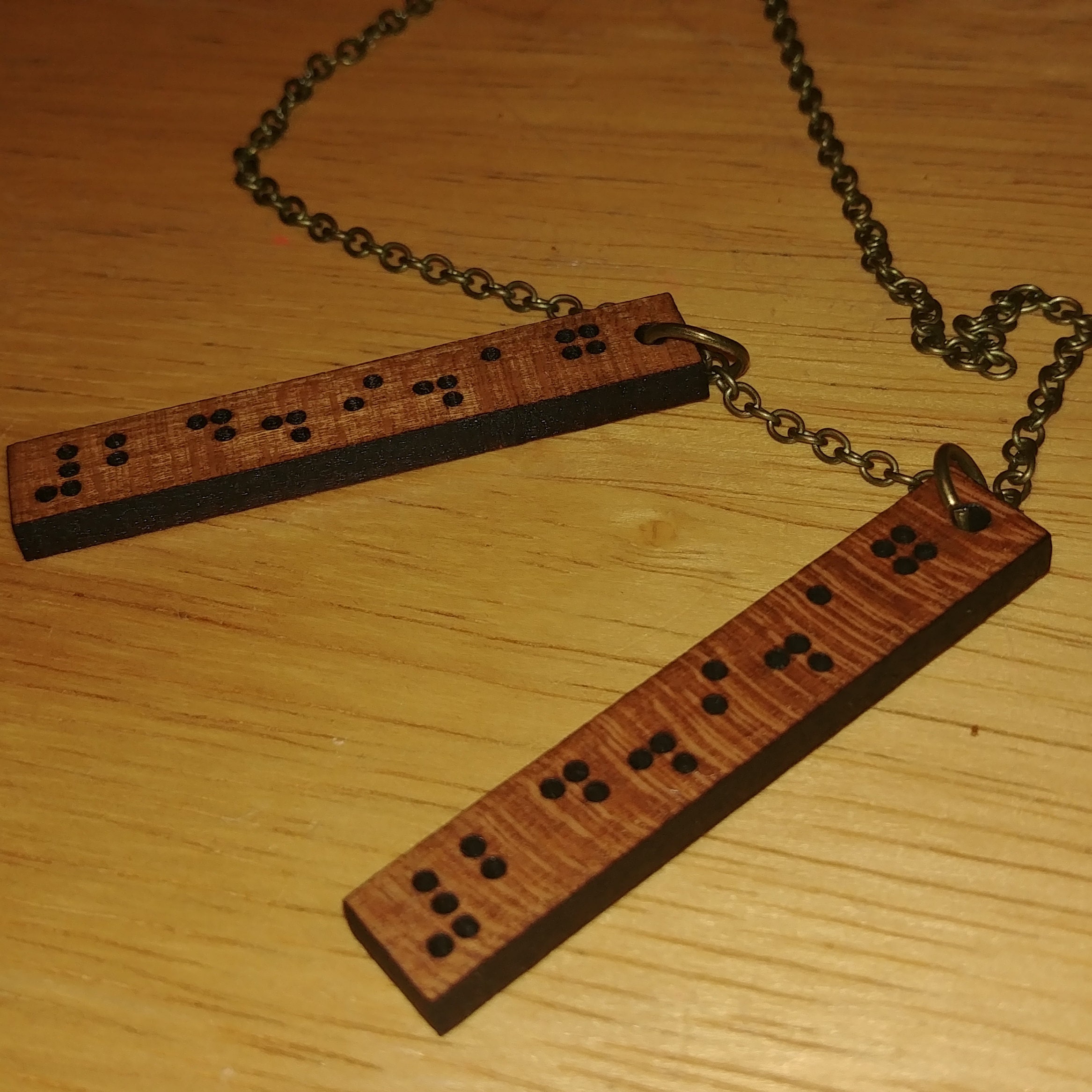 Custom Braille Necklace - Braille Jewelry - Braille Pendant ...