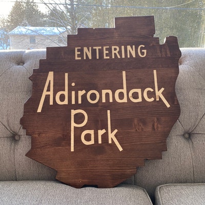 Adirondack Park Sign - Etsy
