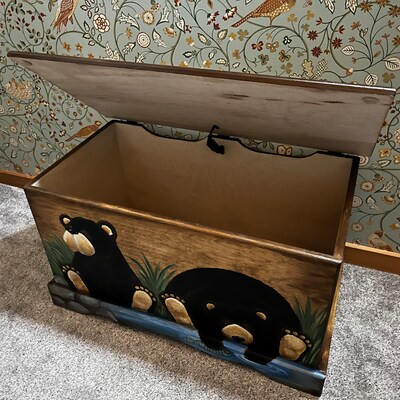 Teddy Bear and Bunny Dress-up Toy Box Done With Monogram or - Etsy