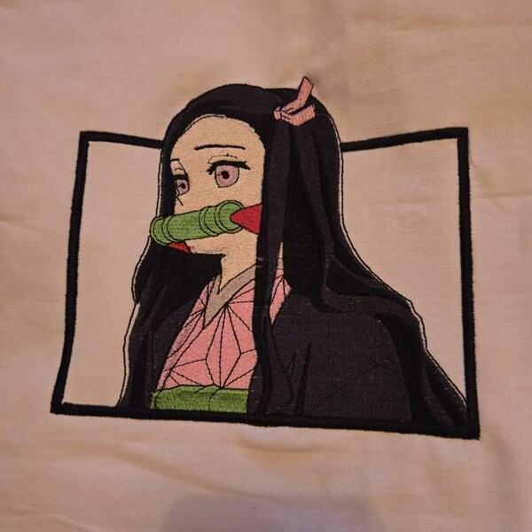 High Quality Anime Embroidery Design, Anime Inspired Machine Embroidery ...