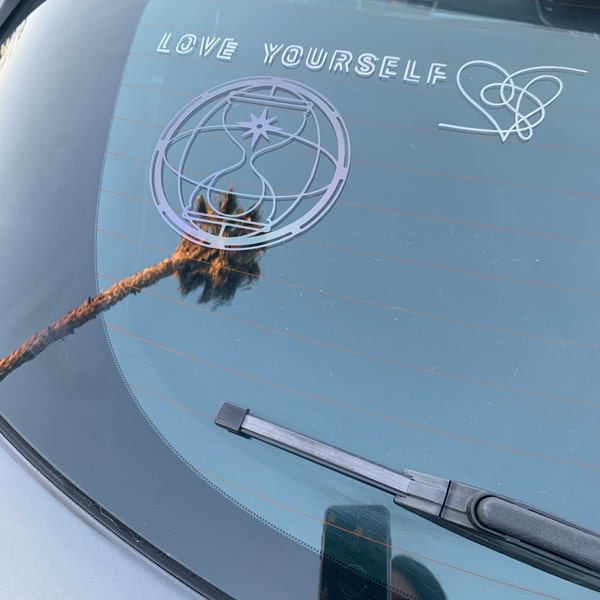 Ateez Inspired Hourglass 5” Decal KPOP Car Decal Kpop Car Accessories ...